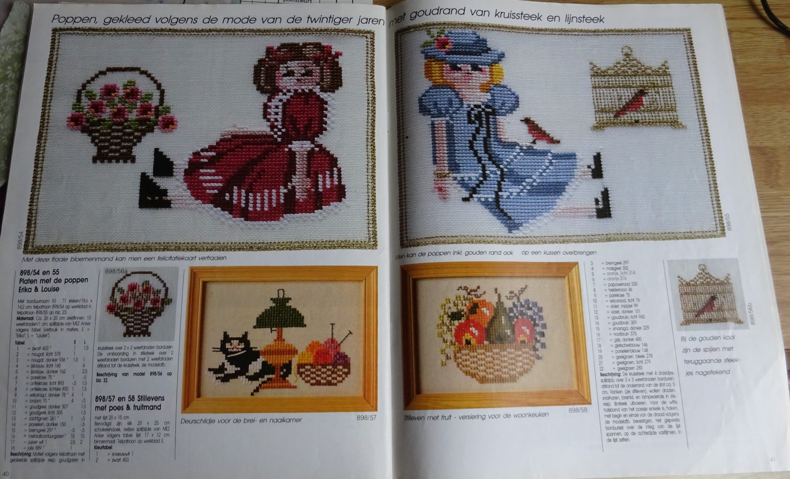 Burda Speciaal – Kruissteek & Gobelin – E 898 – Boekenwurm