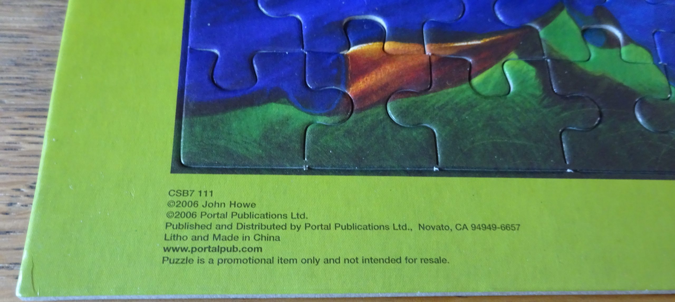 Kalender – The Art of John Howe – met bijpassende Frame Puzzel – 2007 ...