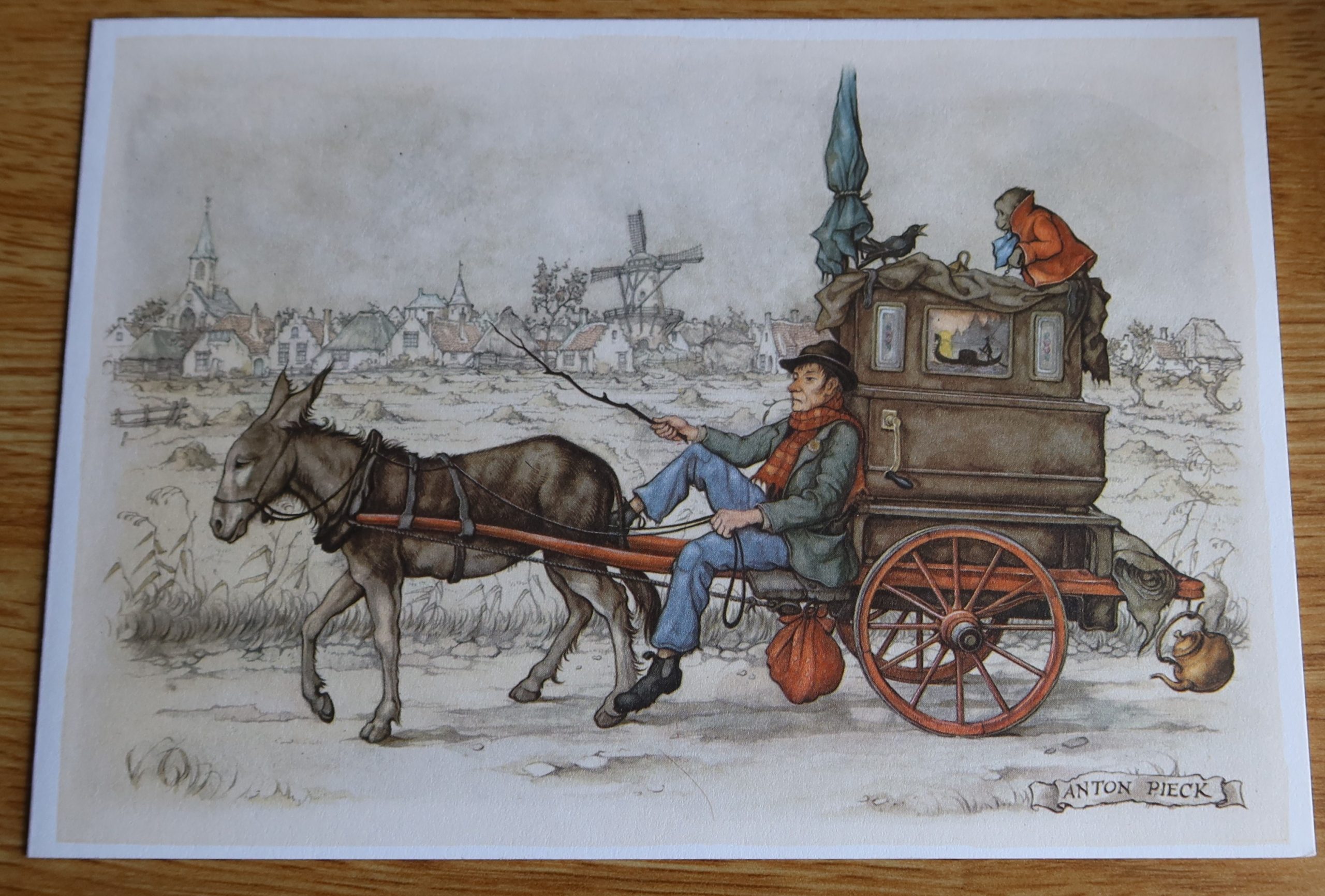 Anton Pieck – PD 500 – Levenskunstenaar – B – Boekenwurm